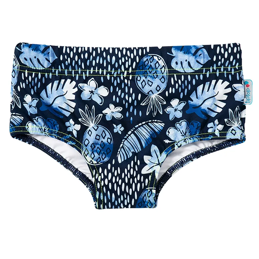 Sunga abacaxi folhas elastano toddler proteção uv50+ tip top - Sunga ...