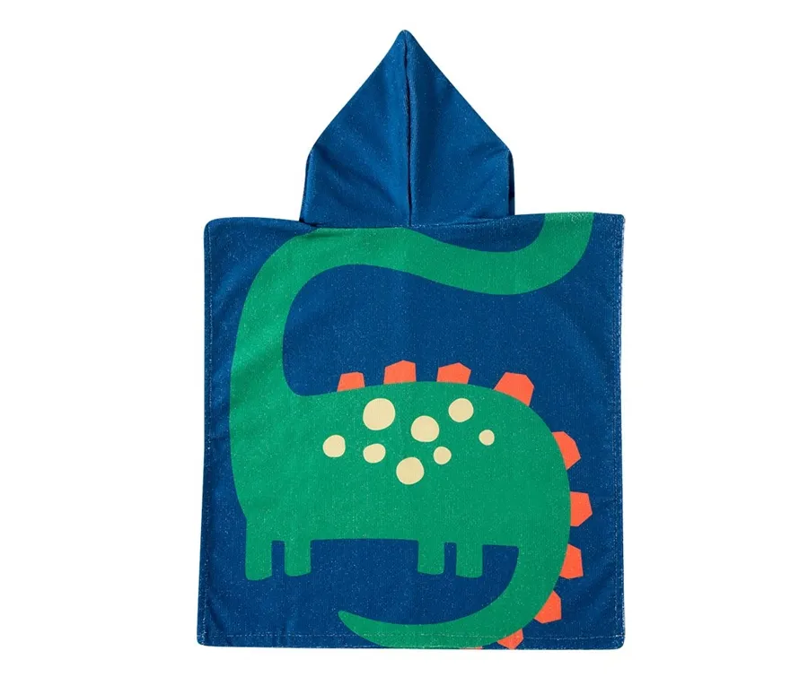Poncho Praia Dino Toddler