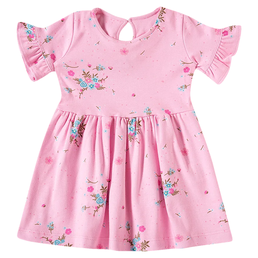 Vestido manga curta floral suedine kids tip top - Vestido Manga Curta ...