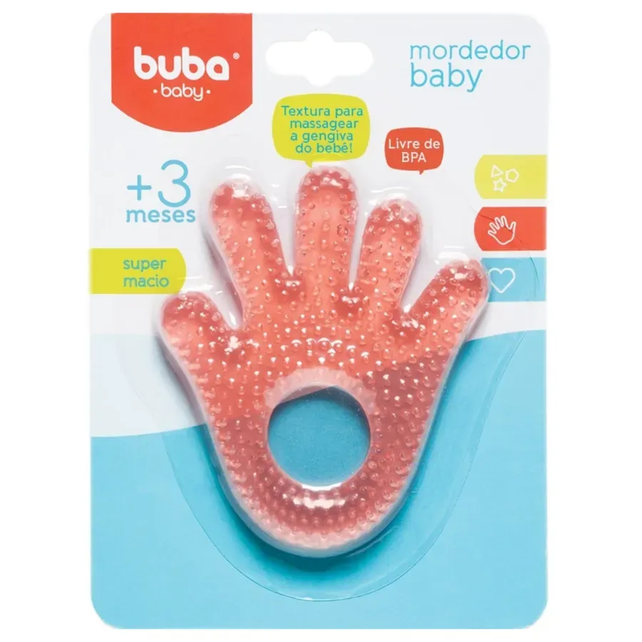 Mordedor com água mãozinha sortido buba