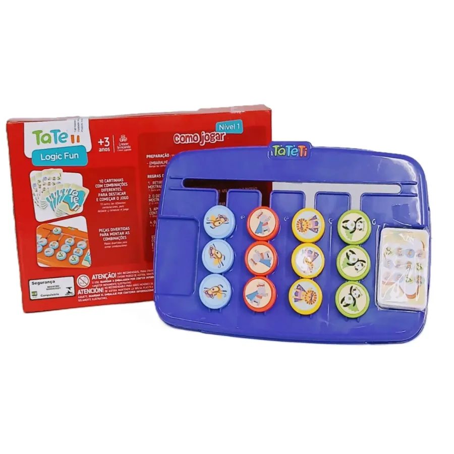 Brinquedo Educativo Logic Fun Sortido Ta Te Ti - Brinquedo Educativo ...