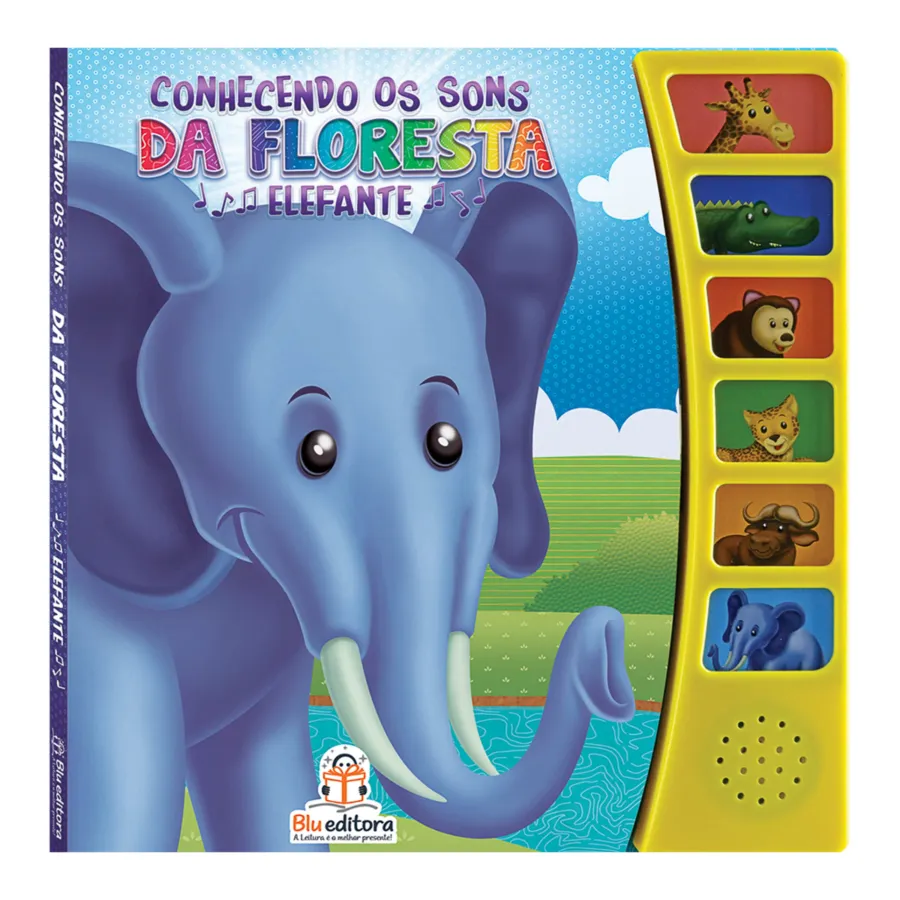 Livro Conhecendo Sons Da Floresta Elefante Blu Editora - Livro ...