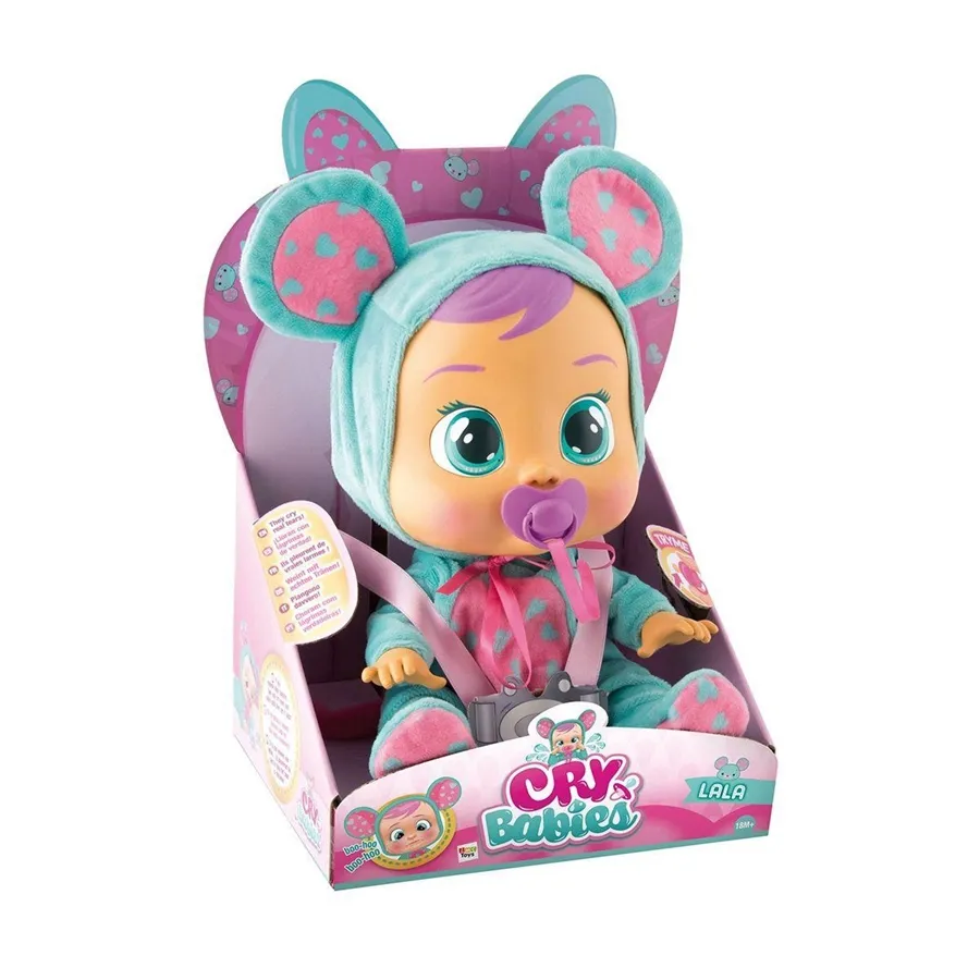 BONECA CRY BABIES LALA COM CHUPETA MULTIKIDS - Boneca Cry Babies Com ...