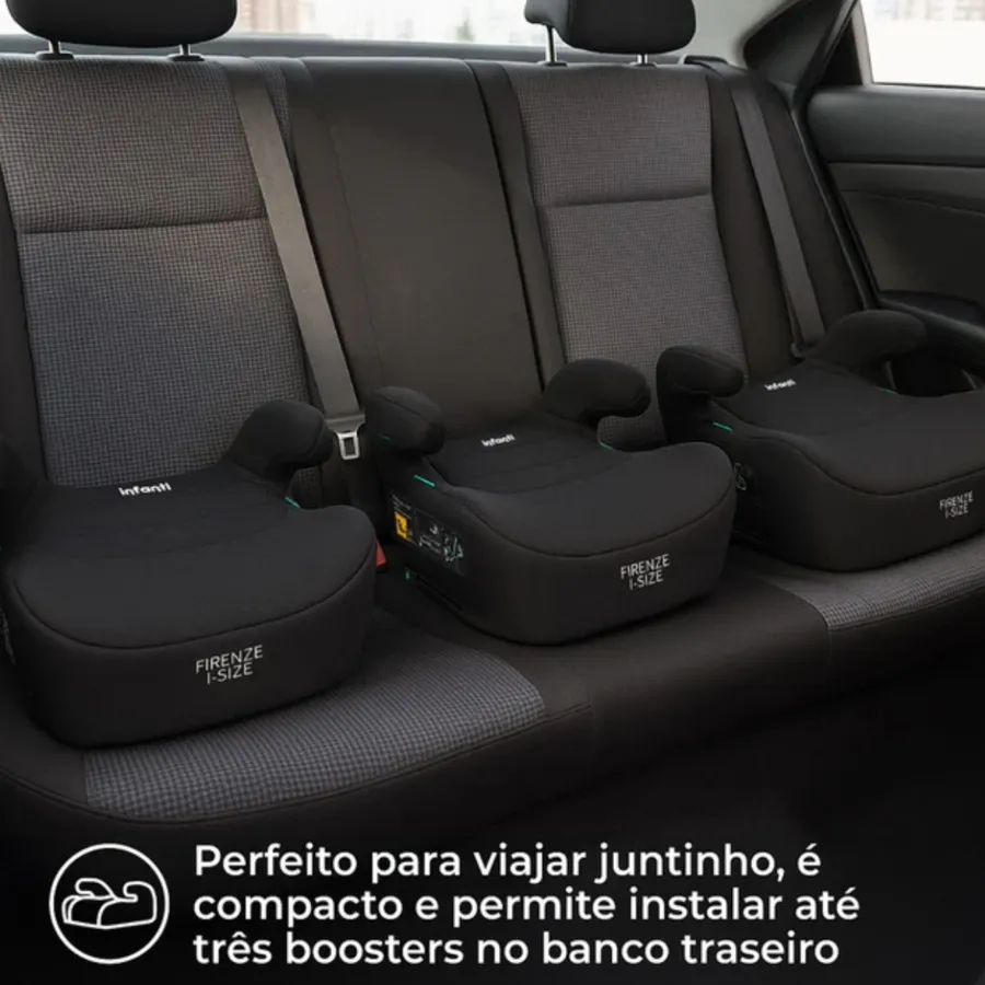 Booster Firenze I Size Preto Infanti
