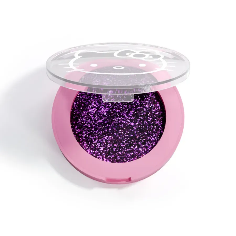 Sombra com glitter purple hello kitty